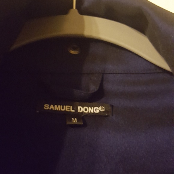 Samuel Dong | Jackets & Coats | Classic French Style Navy Trench Coat ...